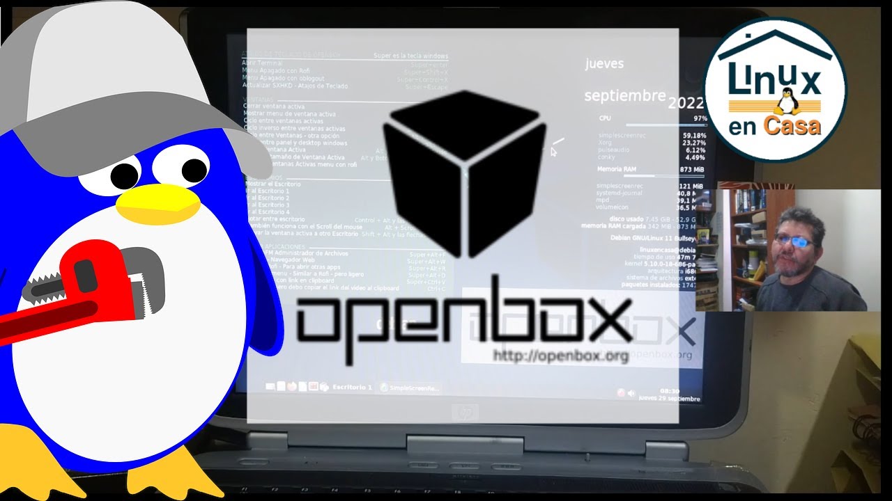 Parte 2/2 - Linux Debian 11 con Openbox - FULL CONFIGURADO - YouTube
