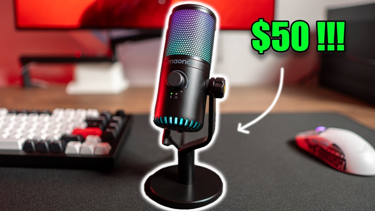 Best budget microphone in 2024 - Maono DM30 - YouTube