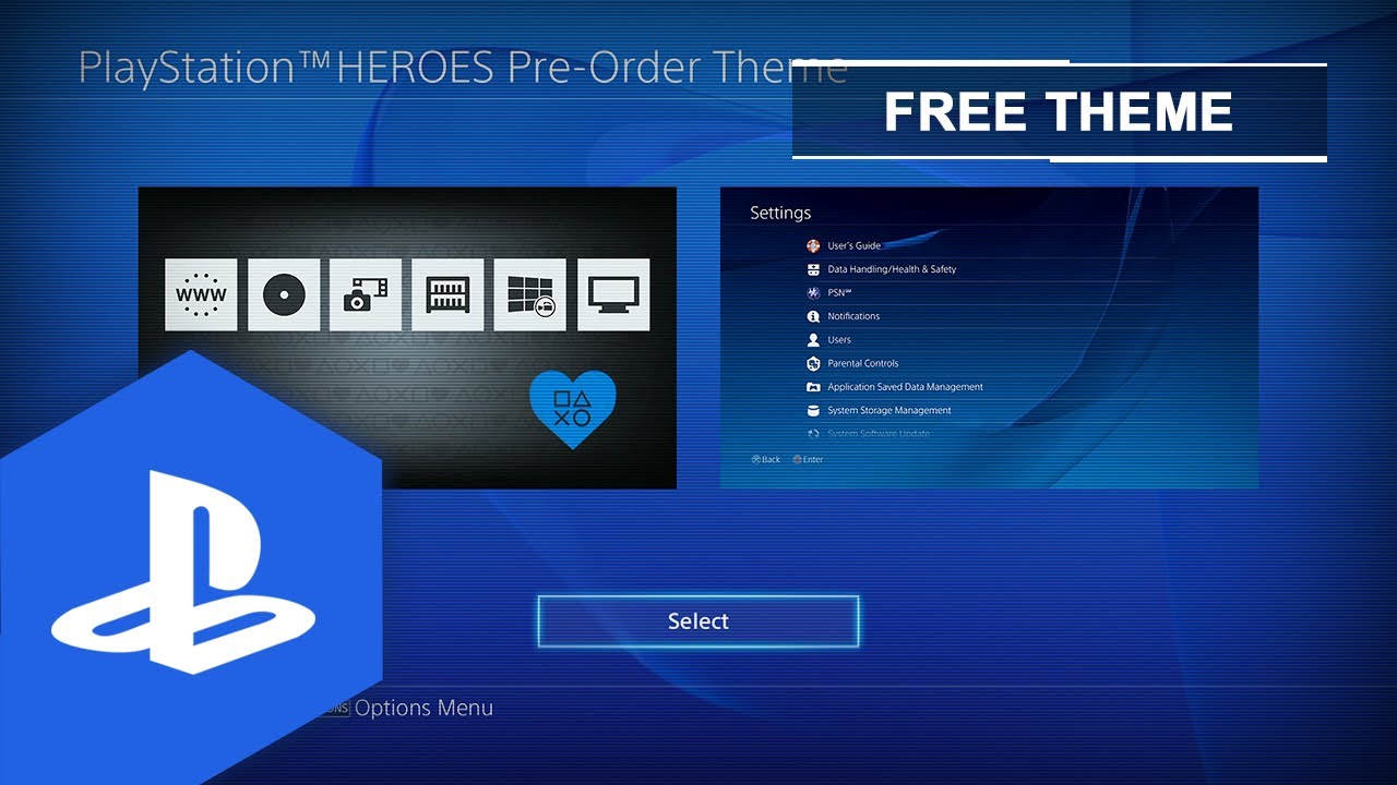 PlayStation Heroes PS4 THEMES - YouTube