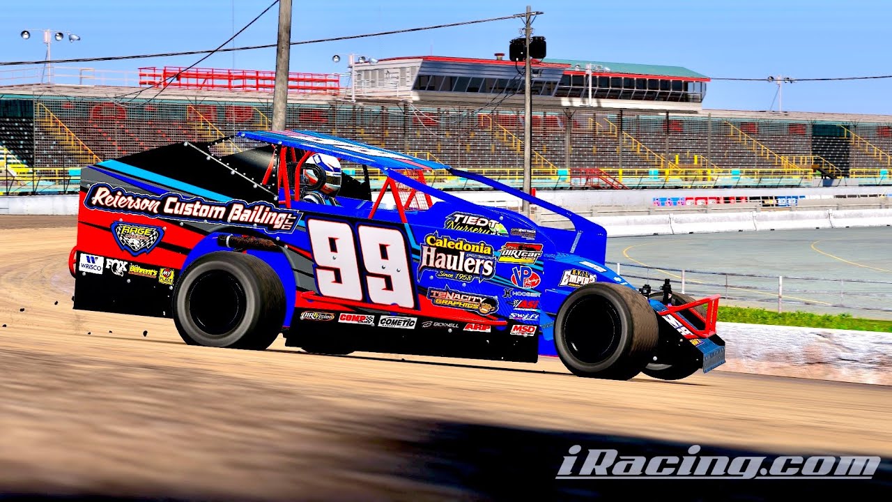 iRacing Dirt- Oswego Speedway - YouTube