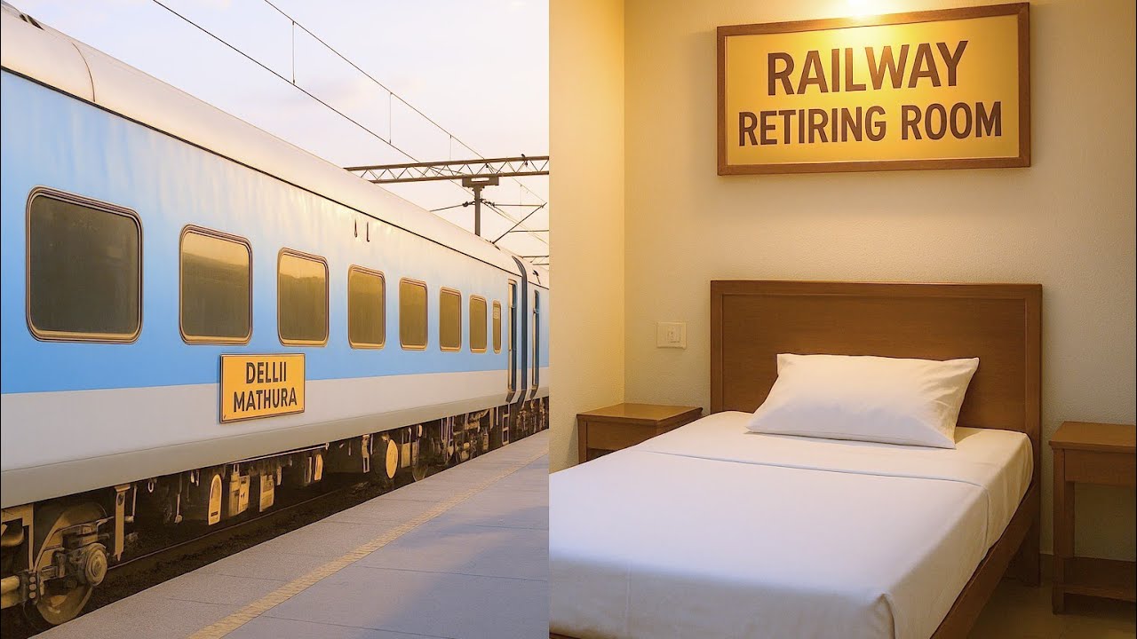 Mathura Retiring Room Dormitory Intercity Express (14212) - YouTube
