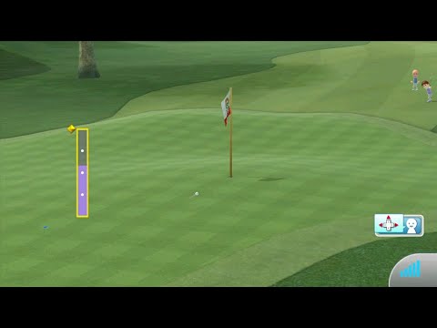 Wii Sports Online : playing golf on wiiu resort course - YouTube