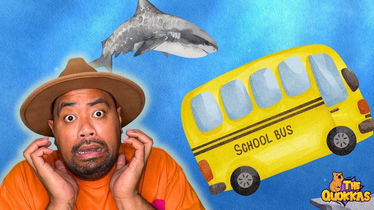 Wheels on the Bus | Underwater Version | Under the sea | Water animals ...