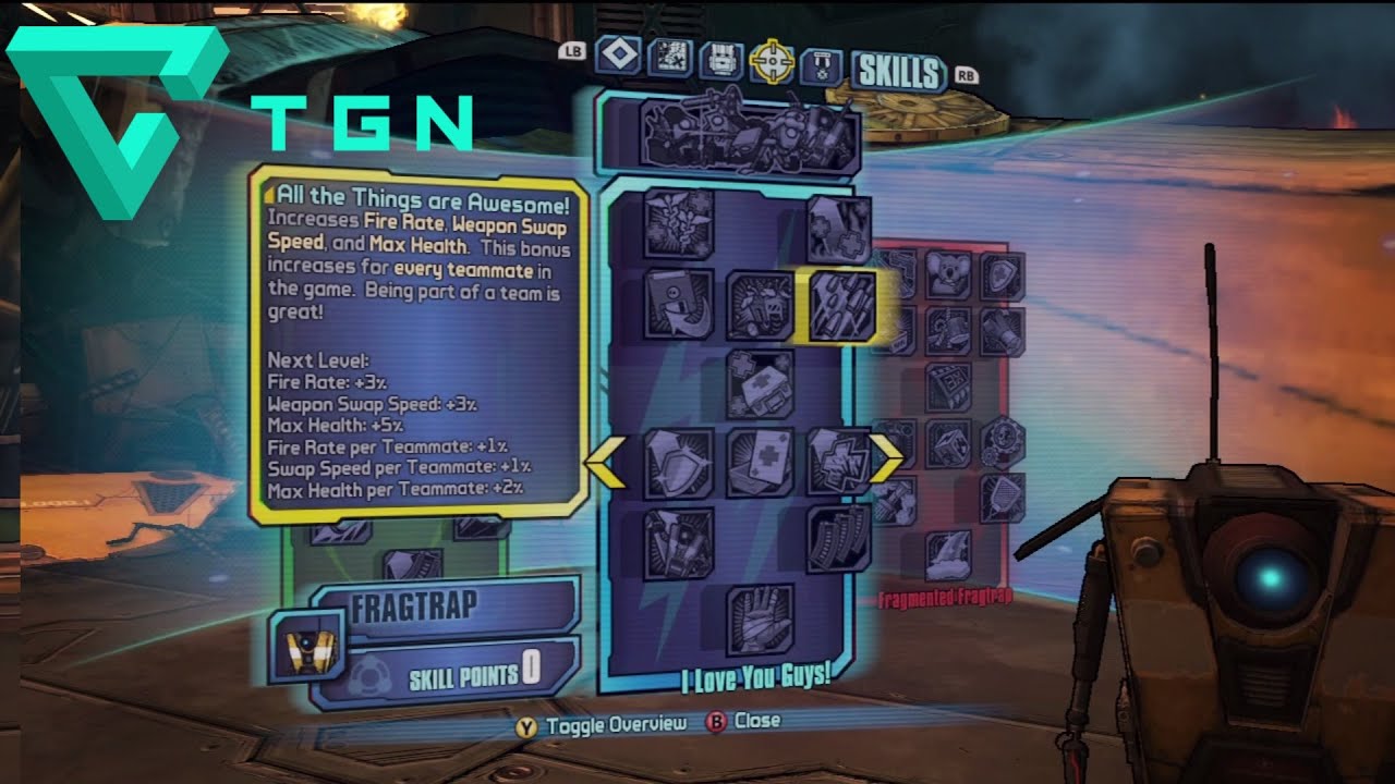 First Look: Claptrap Skill Tree Impressions/Predictions [Borderlands 1. ...