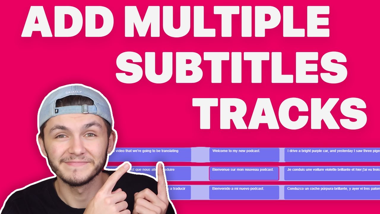 How To Add Multiple Subtitle Tracks To Your Videos YouTube How To Add Multiple Subtitle Tracks To Your Videos YouTube