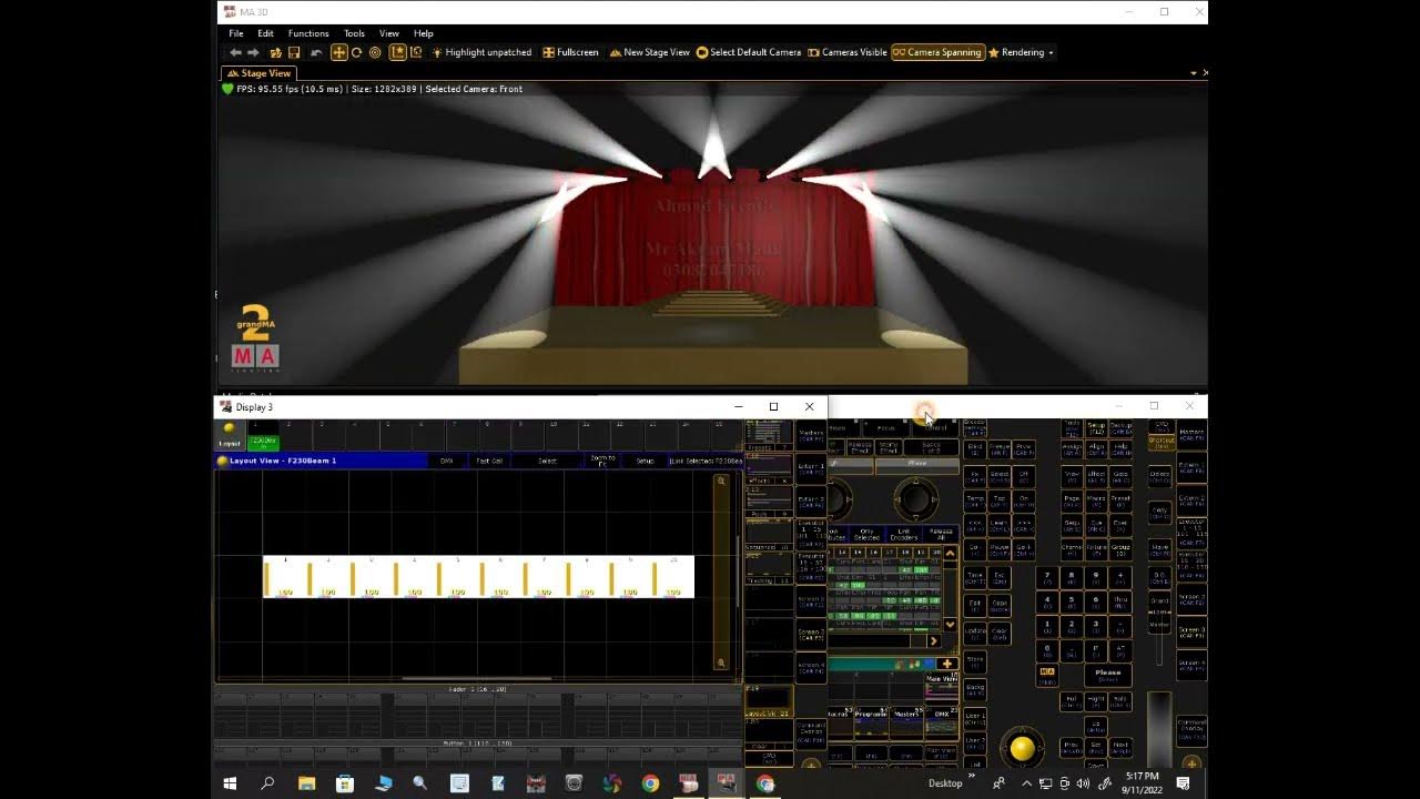 How To Save And Play GrandMA2 On Pc Effects Akram(Light💡King)Malik - YouTube