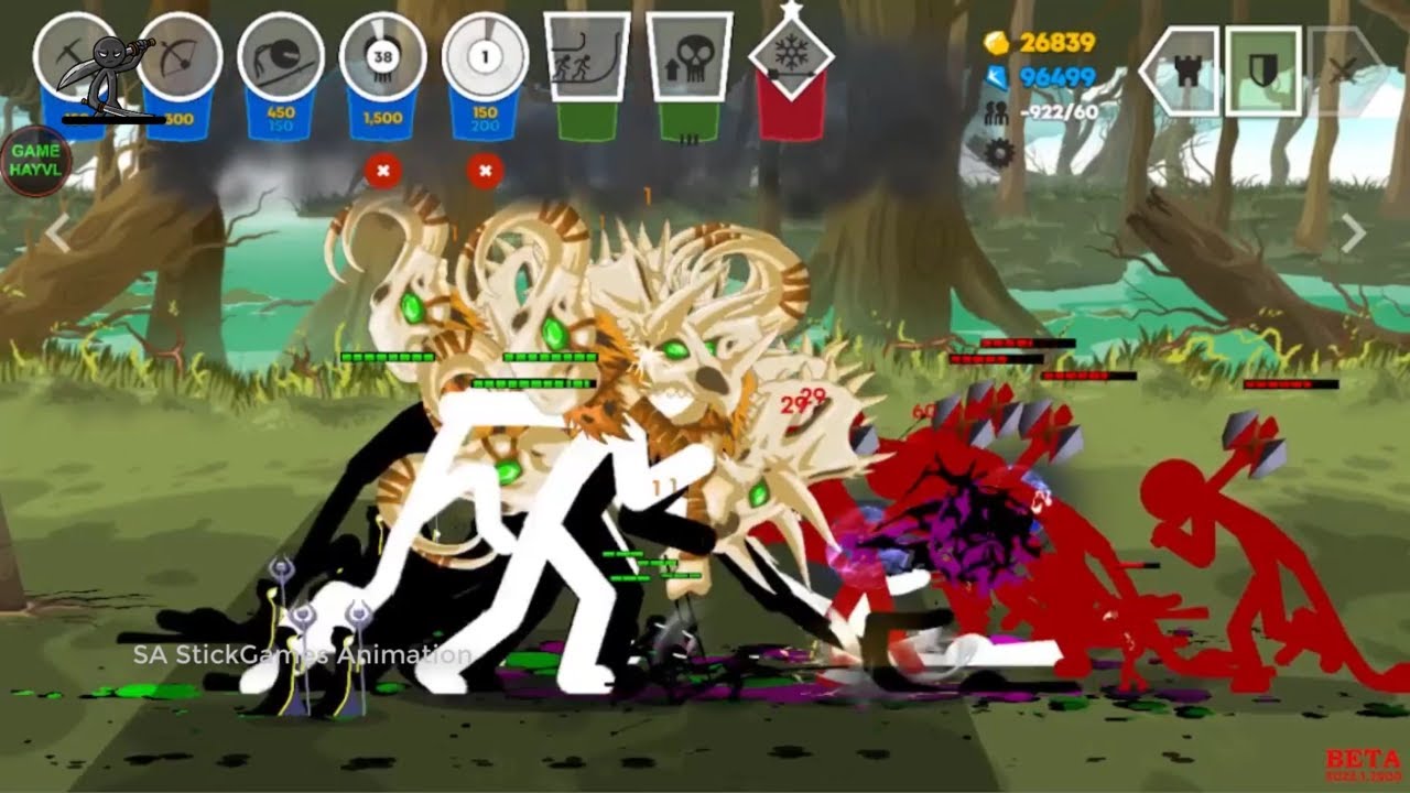 Stick War 3 Mod Menu - MAX UNDEAD GIANT VS ALL UNIT - Unlimited Gold ...