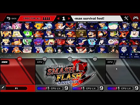 SUPER SMASH FLASH 2 SANDBOX | MOD PACK V2 - YouTube