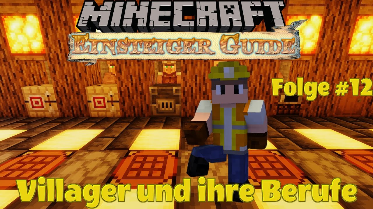 Minecraft für Anfänger - Villager und ihre Berufe - YouTube