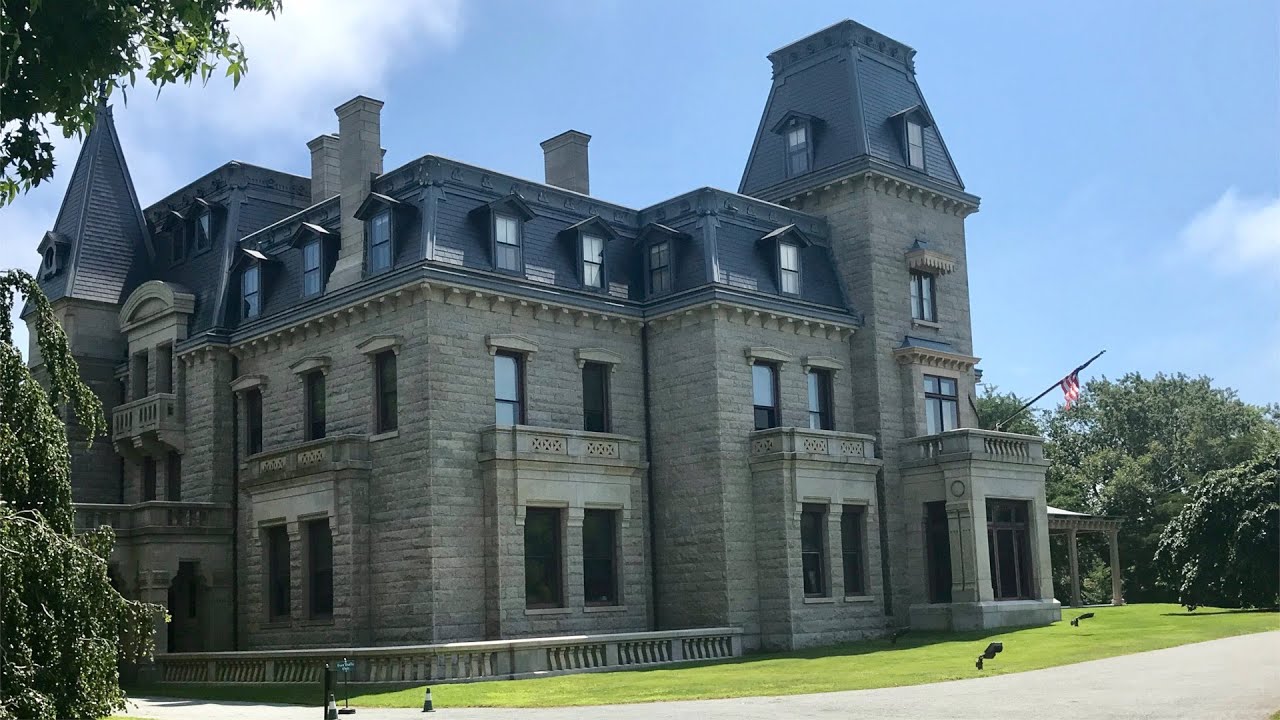 Touring The Chateau sur Mer Mansion, Newport, Rhode Island - YouTube