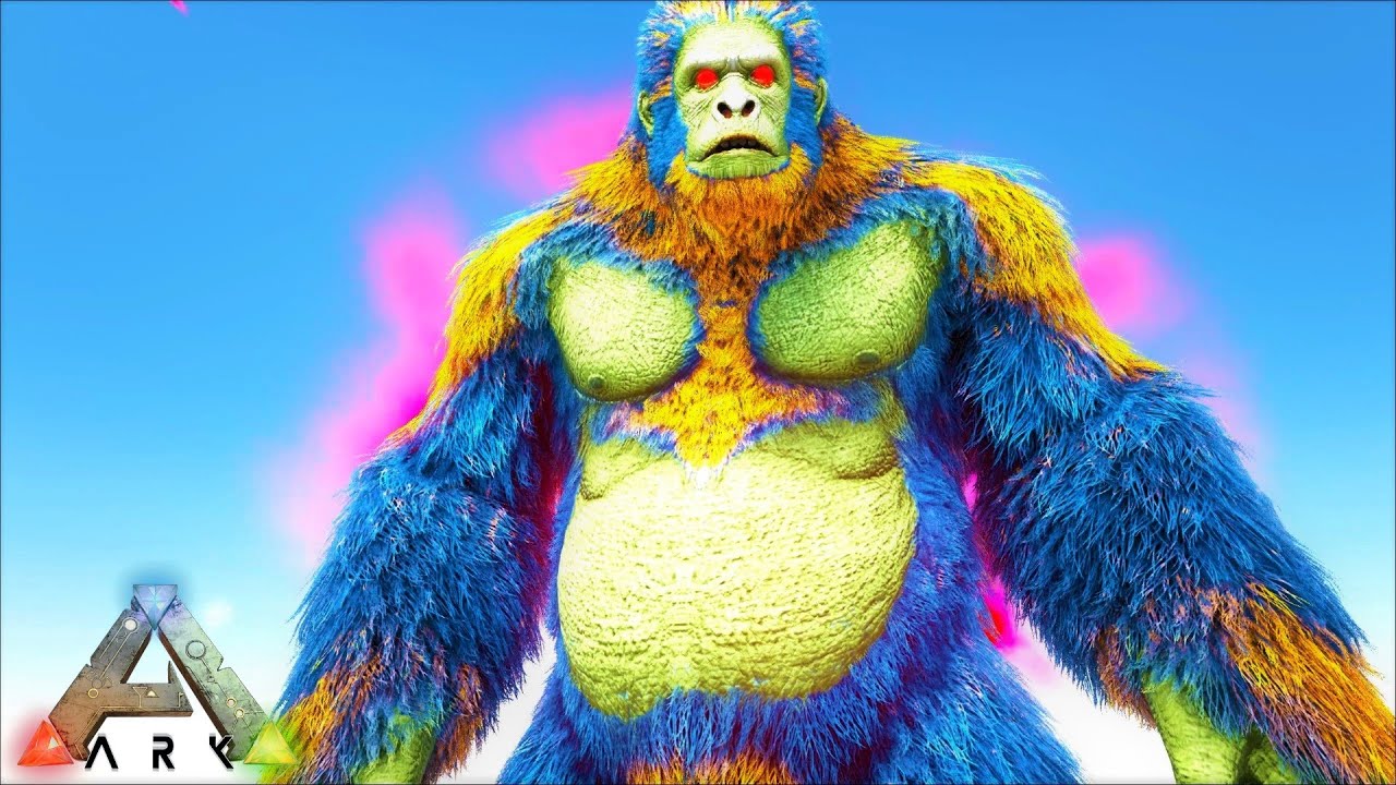 EPIC ALPHA YETI & TEK MOSA BOSS !!! ARK SURVIVAL EVOLVED CRYSTAL ISLES ...