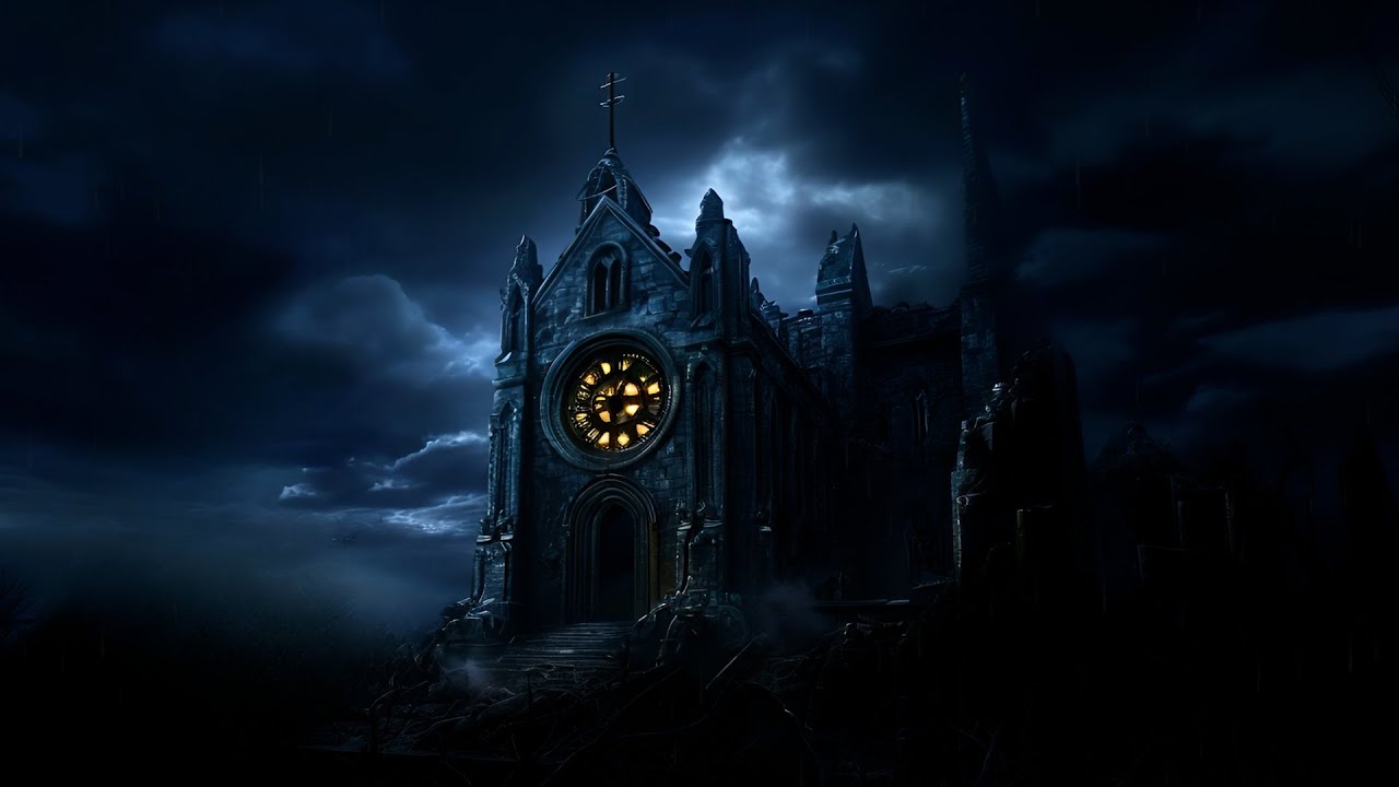 The Dark Cathedral ASMR - Dark Academia Playlist - Sad Piano Relaxing - YouTube