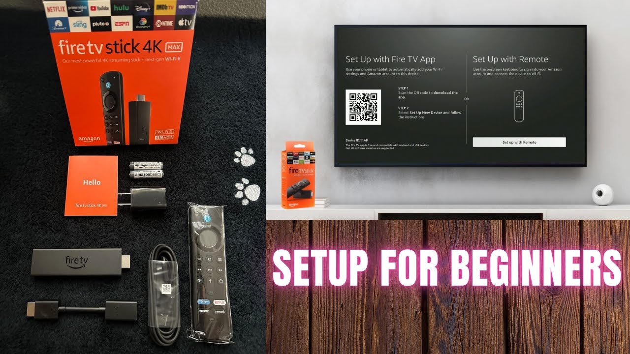FireStick 4K Max! How to Set Up FireStick for Beginners (2024 Guide ...