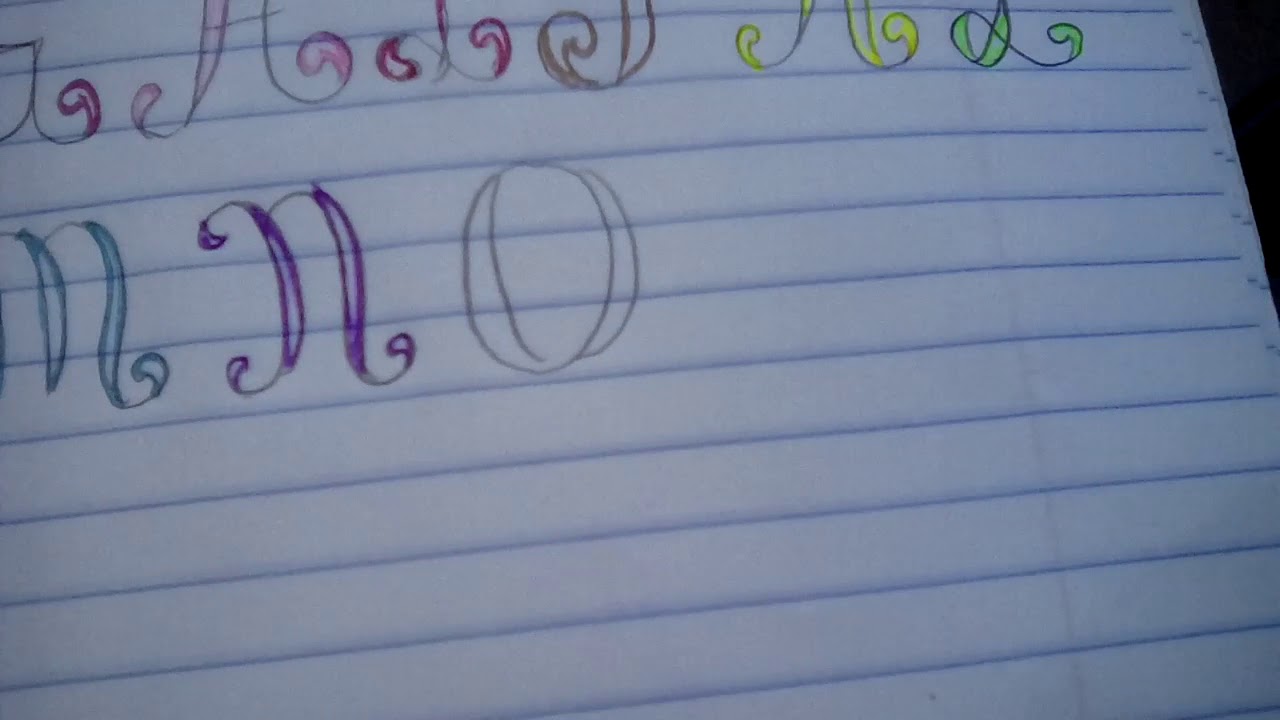 How to draw a cool looking O! - YouTube