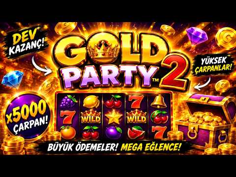 SLOT OYUNLARI 🌕 GOLD PARTY 2 🌎 BÜYÜK MAXWİN'LER VE SLOT SİZDEN GELENLER 🌕 RUNNER VURGUNDA !