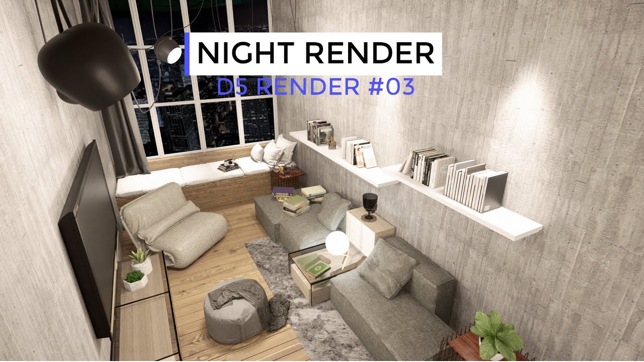Easy night render with D5 RENDER #3 - YouTube
