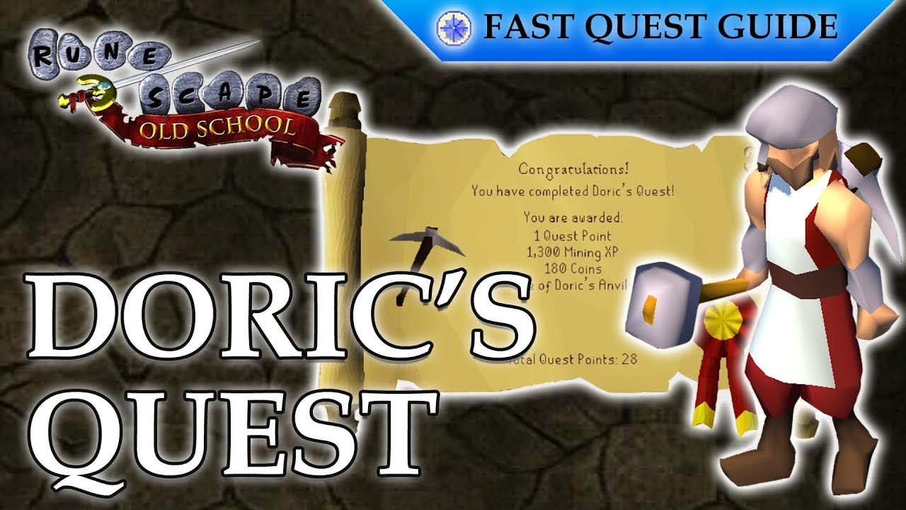Old School Runescape | Doric's Quest Guide | Complete In Under 2 ...