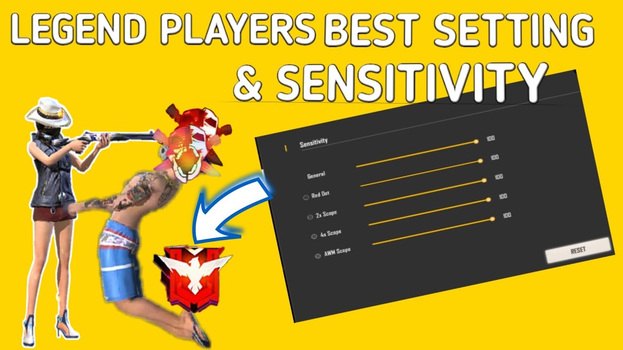 FREE FIRE BEST PRO SENSITIVITY - GARENA FREE FIRE - YouTube