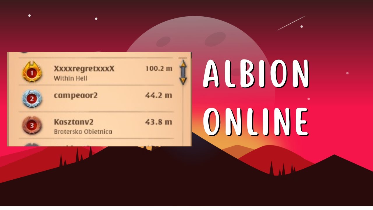 Albion Online // Rank 1 PVP Fame // 100m PVP fame in A DAY // 8.3 kills ...