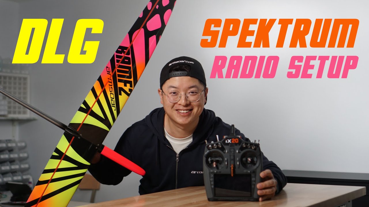 DLG Radio Setup on the Spektrum iX20 - YouTube