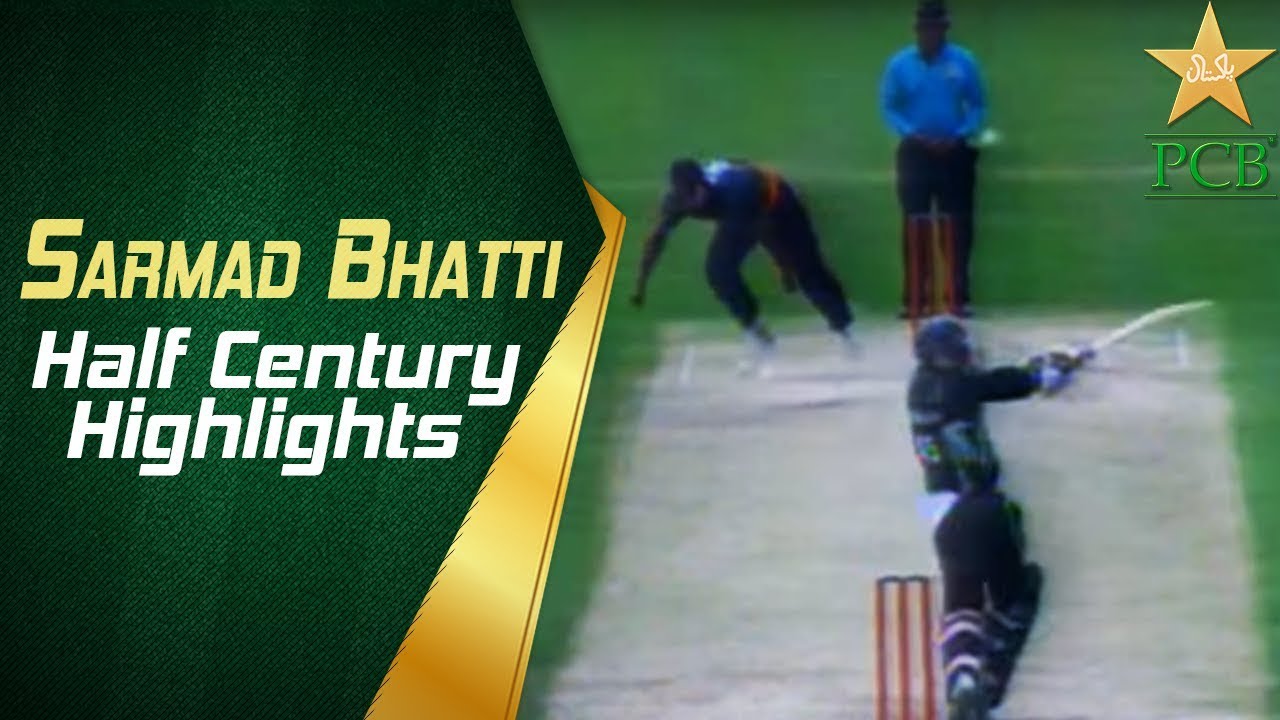 Quaid-e-Azam Cup One Day 2018/19 - Islamabad vs KRL - Sarmad Bhatti ...