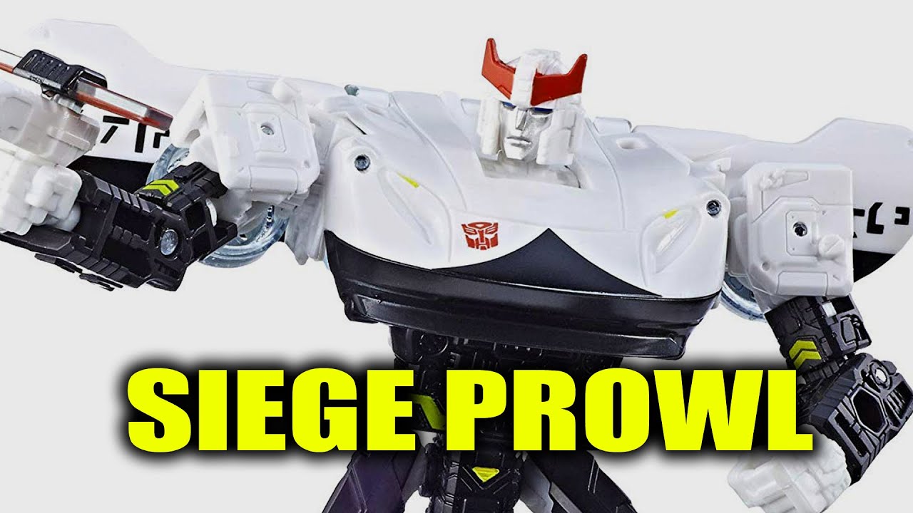 Siege Deluxe PROWL Transformers Reviews War or Cybertron Trilogy - YouTube