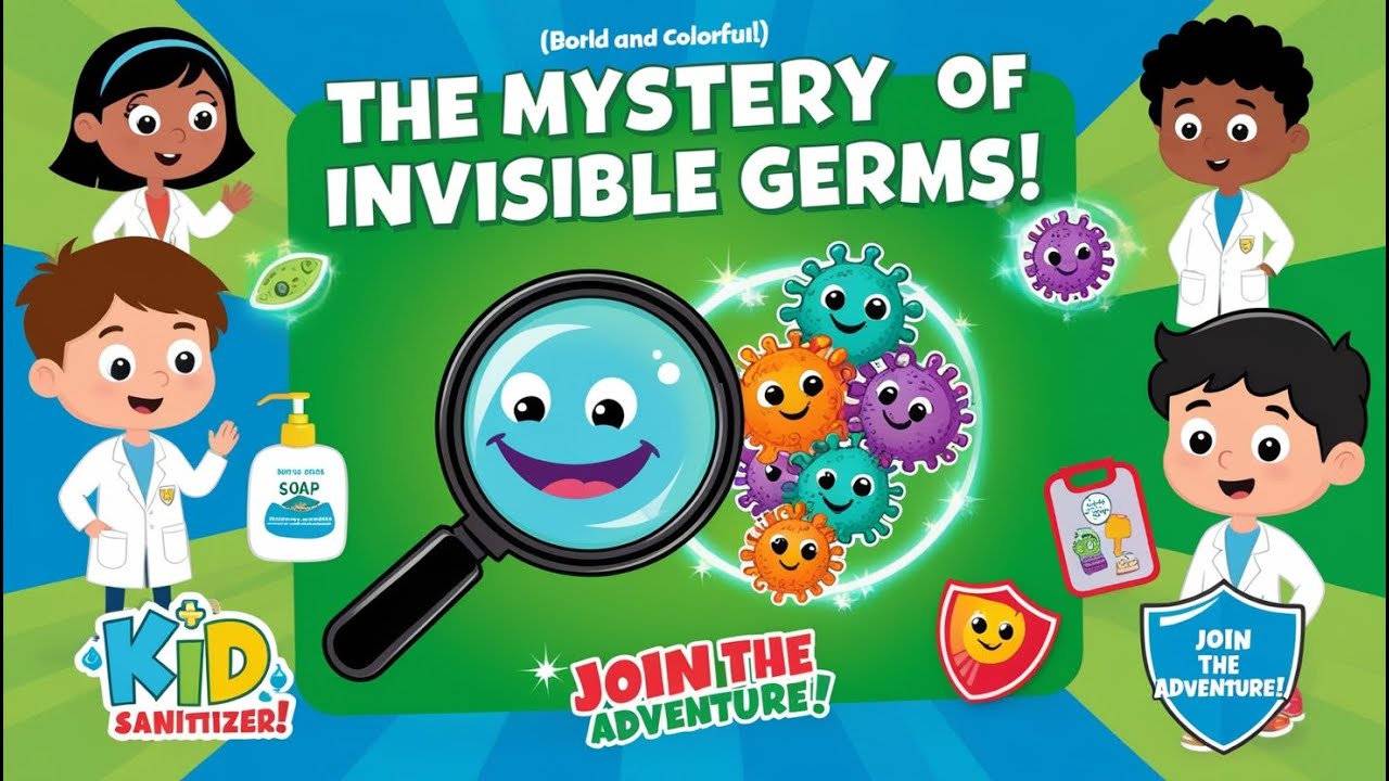 The Mystery Of Invisible Germs #kids #science #health - YouTube