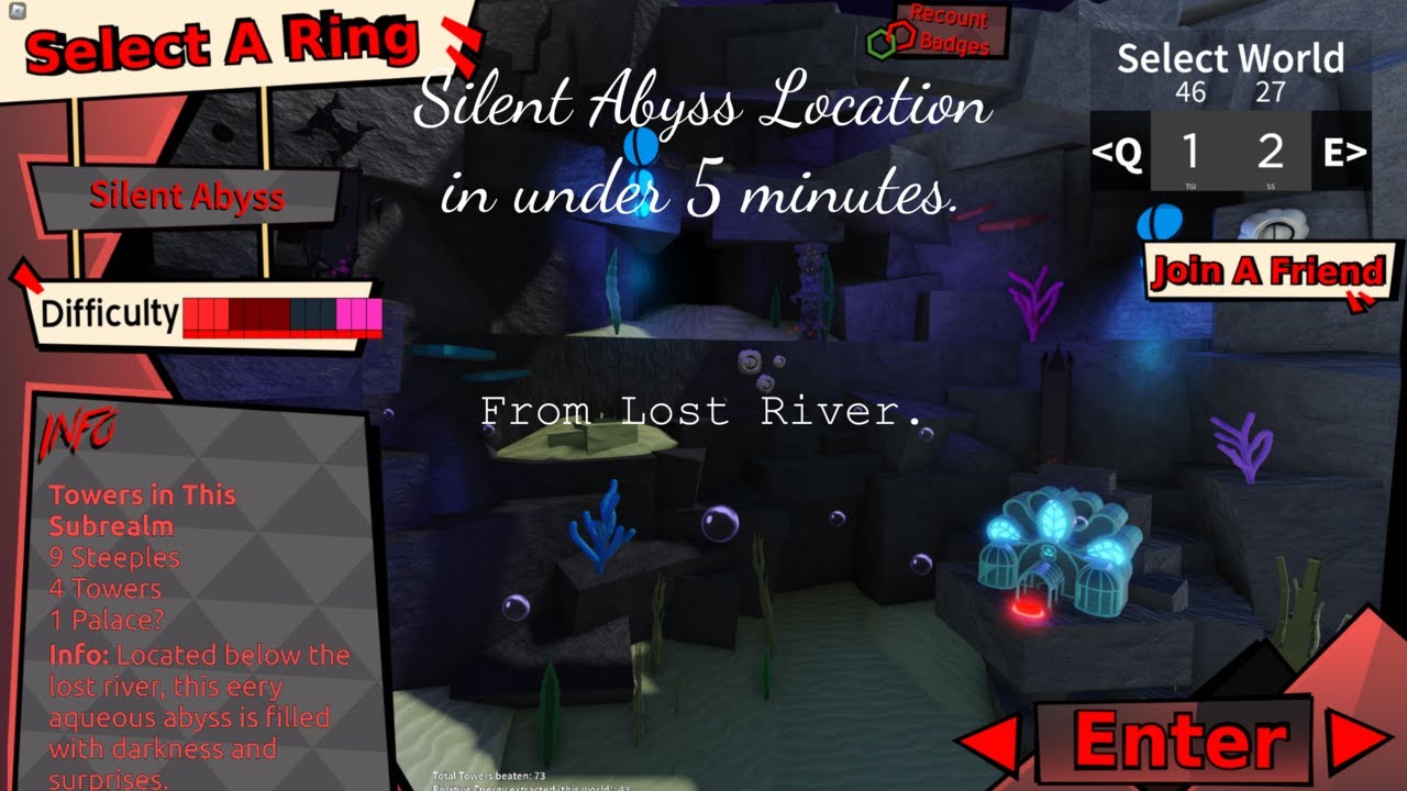 Silent Abyss Location (JToH) Less then 5 minutes. - YouTube
