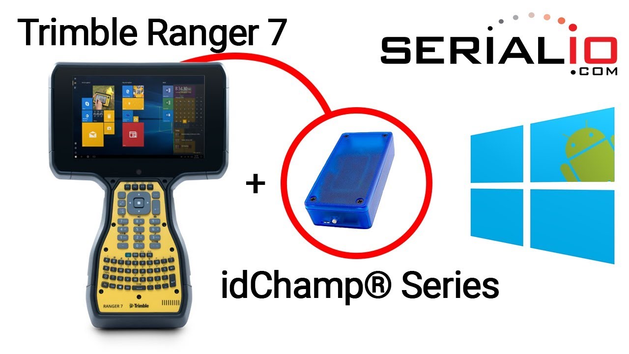 NFC-RFID Access Control Modules for Trimble Ranger 7 - YouTube