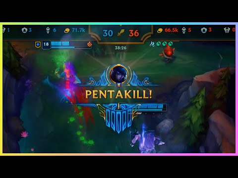 Aphelios Pentakill One Shot ♡ League of Legends Gameplay