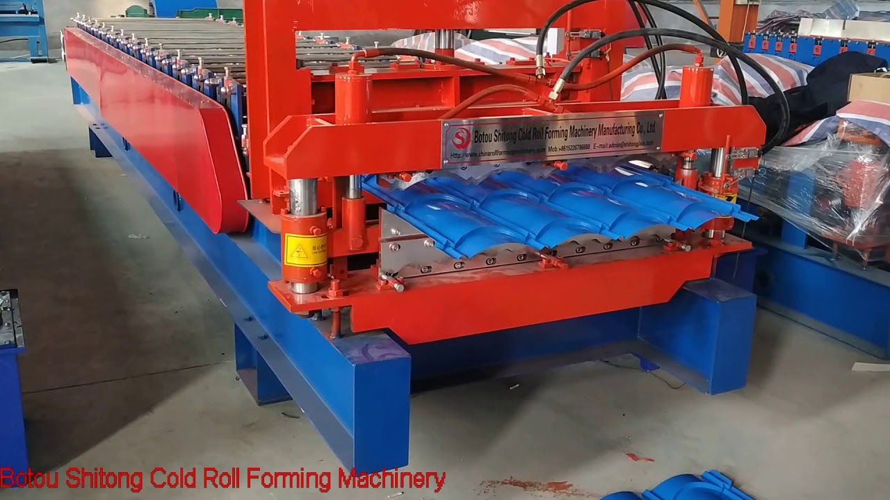 Double Layer Roll Forming Machine For Bolivia Youtube