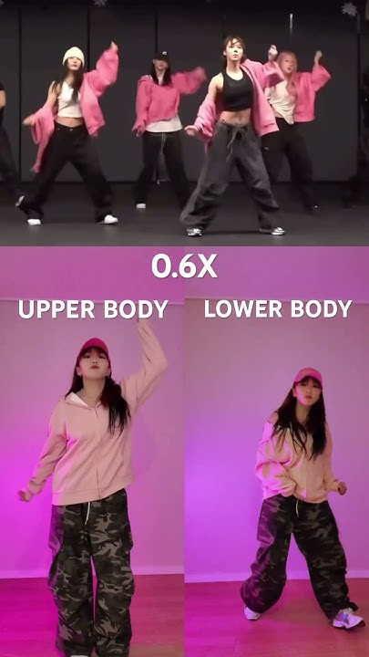 Aespa - Pink hoodie 안무 거울모드 0.6배속 느리게 배우기 Pink hoodie dance tutorial mirrored #aespa #pinkhoodie ...