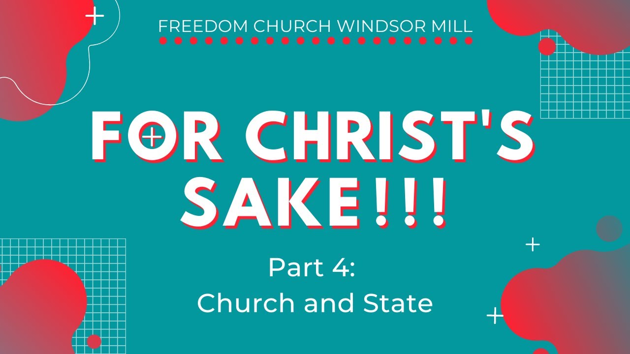 For Christ's Sake: Part 4 - July 12th, 2020 - YouTube