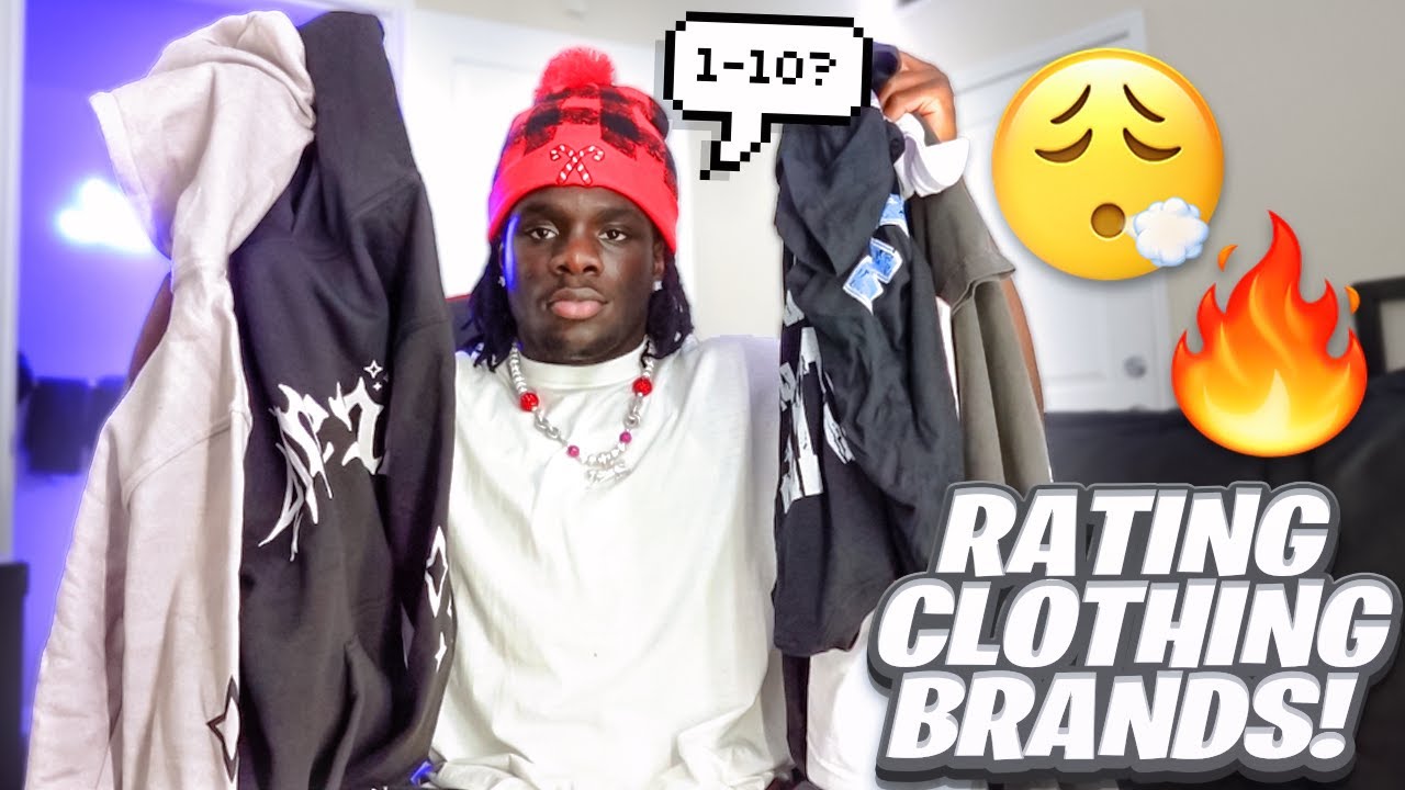RATING CLOTHING BRANDS! (How to run a clothing brand correctly) - YouTube