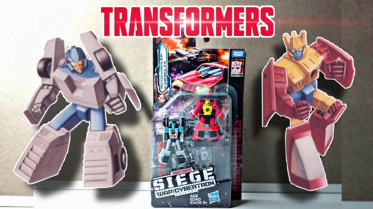 Roadhandler & Swindler Transformers Siege Micromaster unboxing and ...