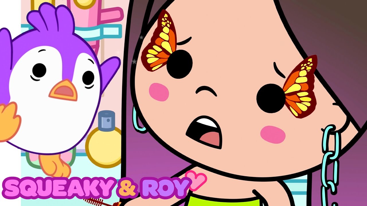 Squeaky & Roy | The mascara we all need! | Cartoons and videos for kids ...
