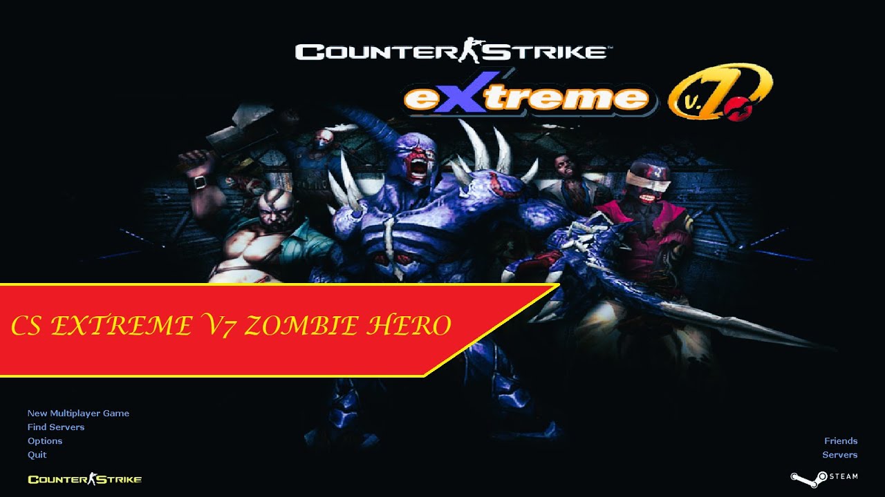 Counter Strike Extreme V7 Zombie Hero Gameplay - YouTube