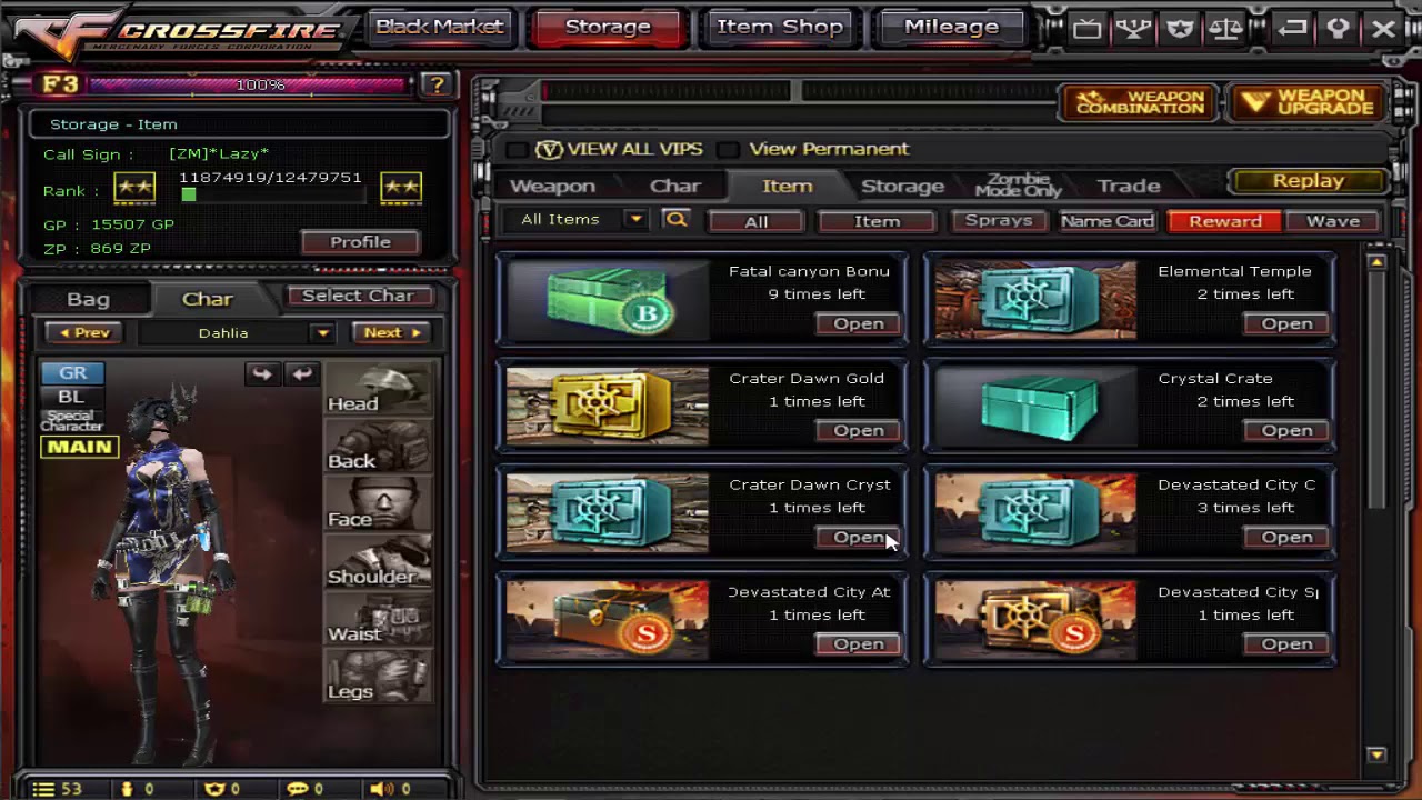 Crossfire West - Opening zombies mode reward 90+ boxs - YouTube