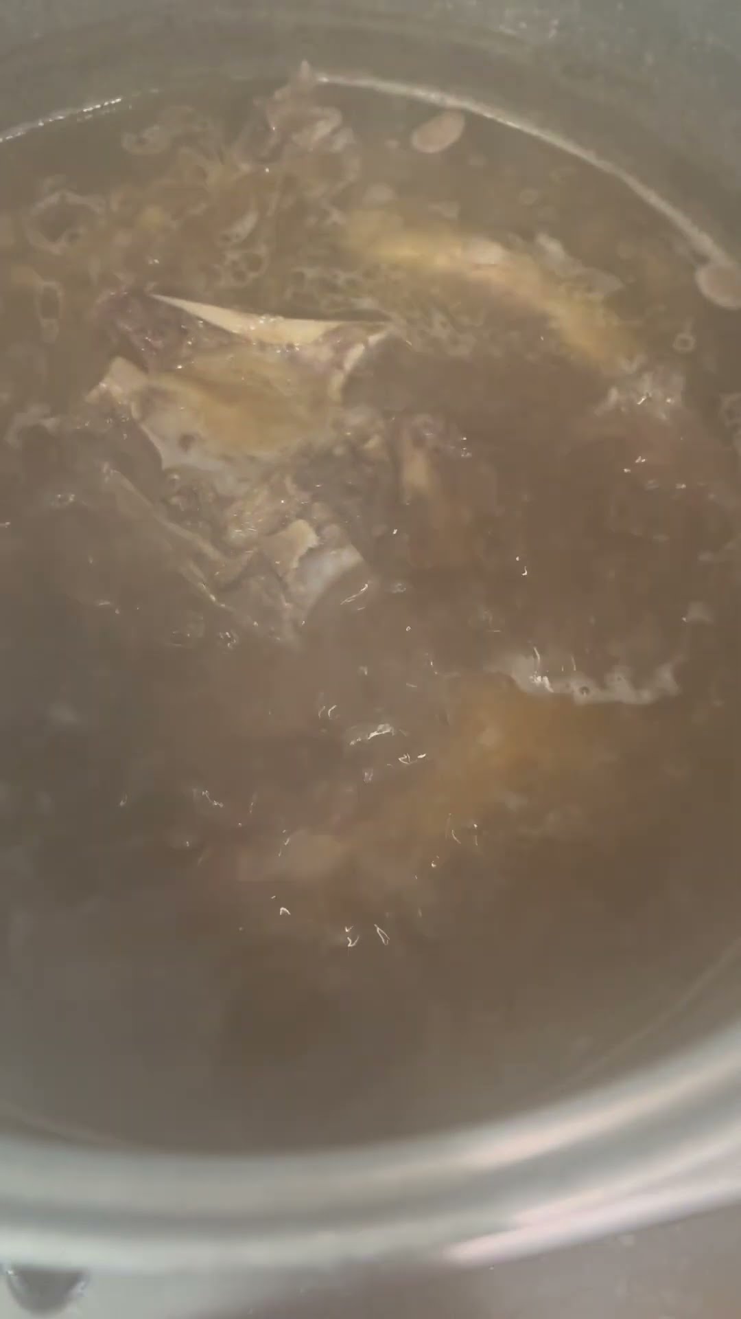 Boiling beef, ribs, part one - YouTube
