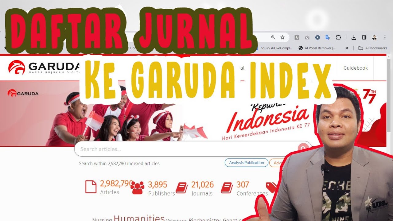 DAFTAR JURNAL OJS KE INDEX GARUDA TERBARU 2024 - YouTube