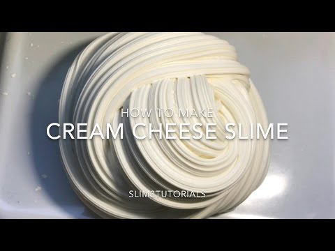 How to make Cream Cheese Slime - YouTube