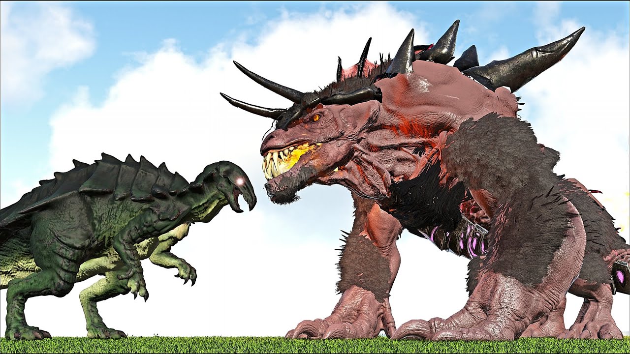 BEHEMOTH THE LEGENDARY BEAST OF MONSTER ISLAND VS IGUANONT HYPO SHANT ...