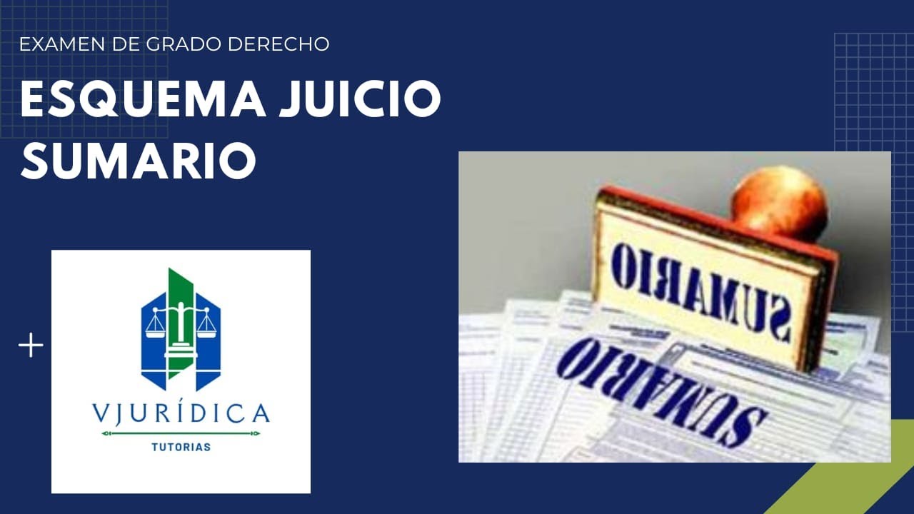 Esquema de Juicio Sumario - YouTube