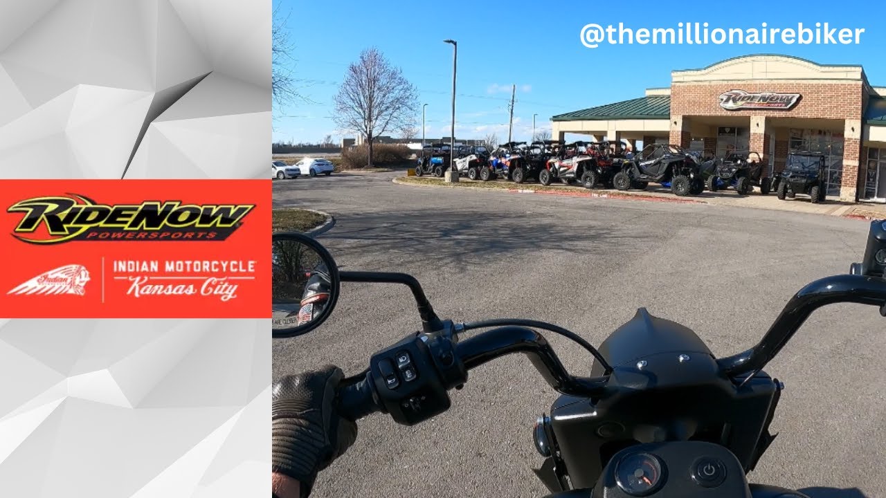 Riding up to RideNow Kansas City - YouTube