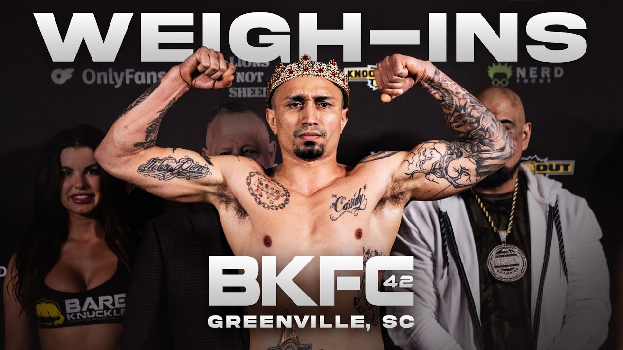 BKFC 42 Weigh-In's | Live! - YouTube