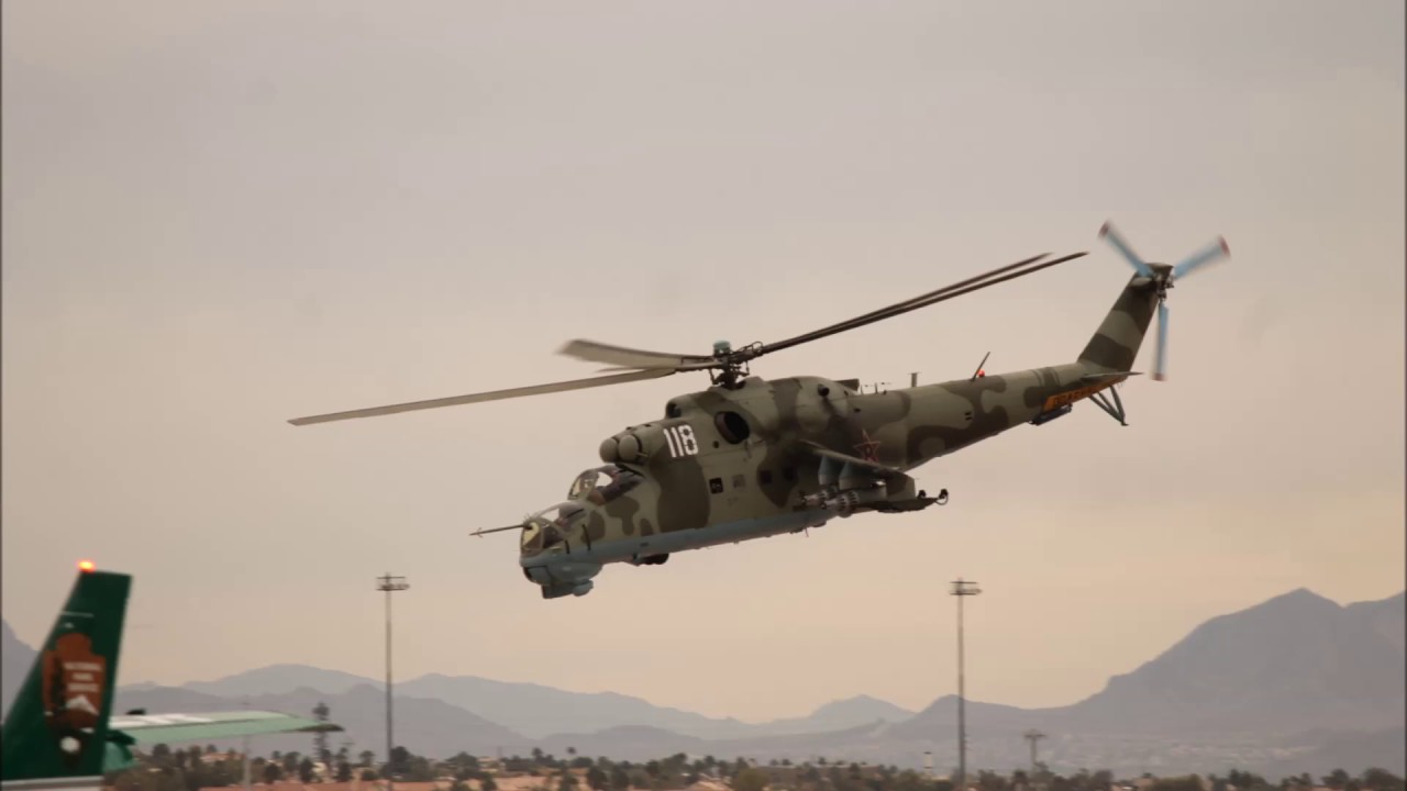 Mil Mi-24D HIND photography - YouTube