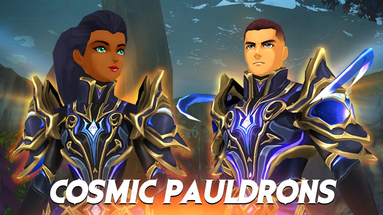 AQ3D How to Get the Cosmic Pauldrons Loremaster Hazel Tutorial AdventureQuest 3D - YouTube