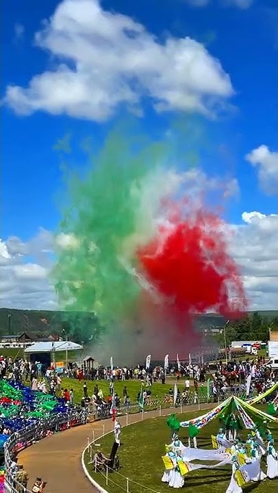 Дневной салют флаг Татарисан Нижнекамск - YouTube