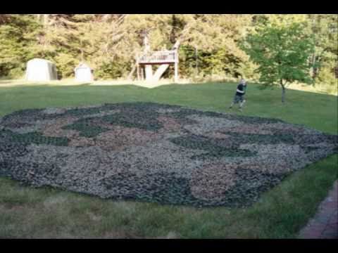 Camo Netting Tree Fort! Barre Army Navy - YouTube