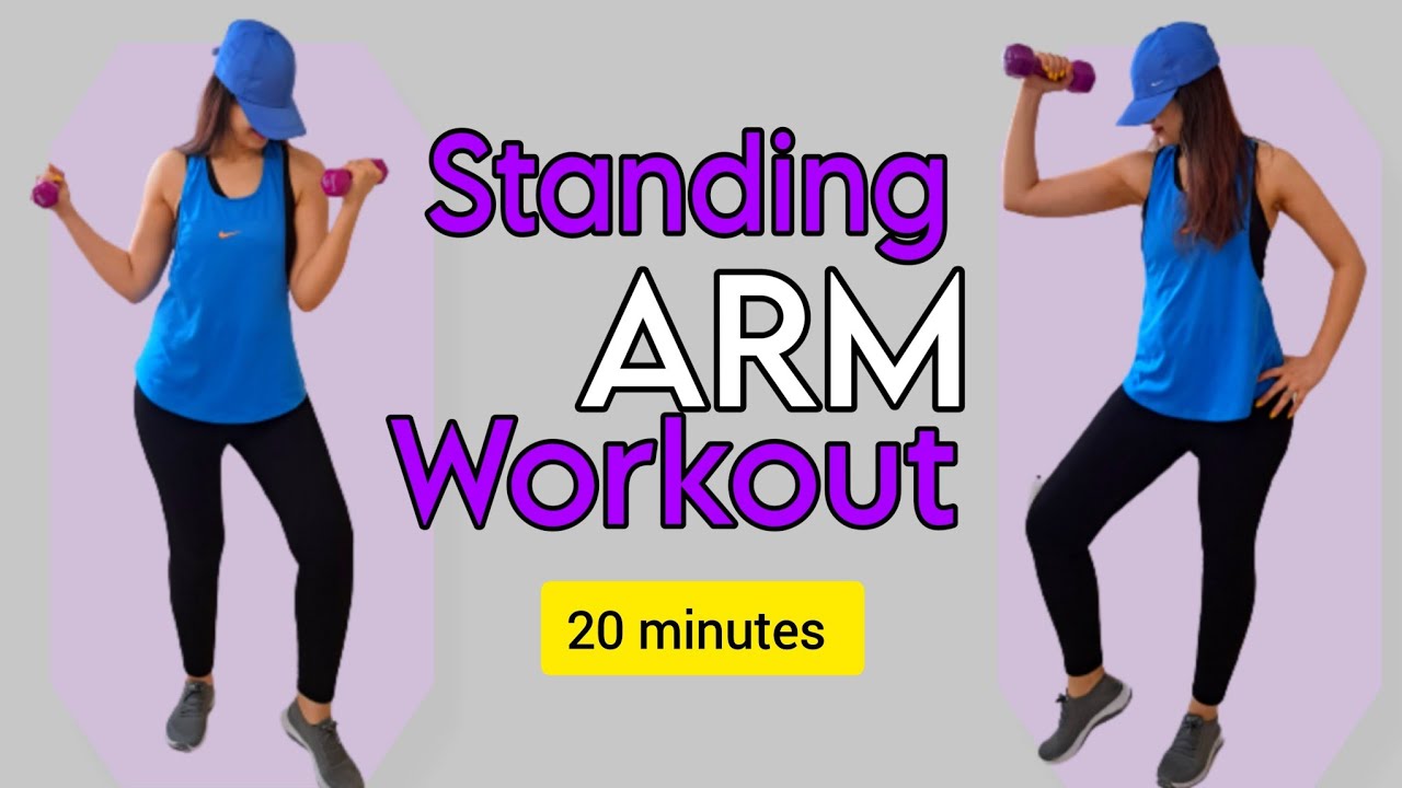 20 minutes Standing Arm workout with dumbell / Arm workout #workout # ...